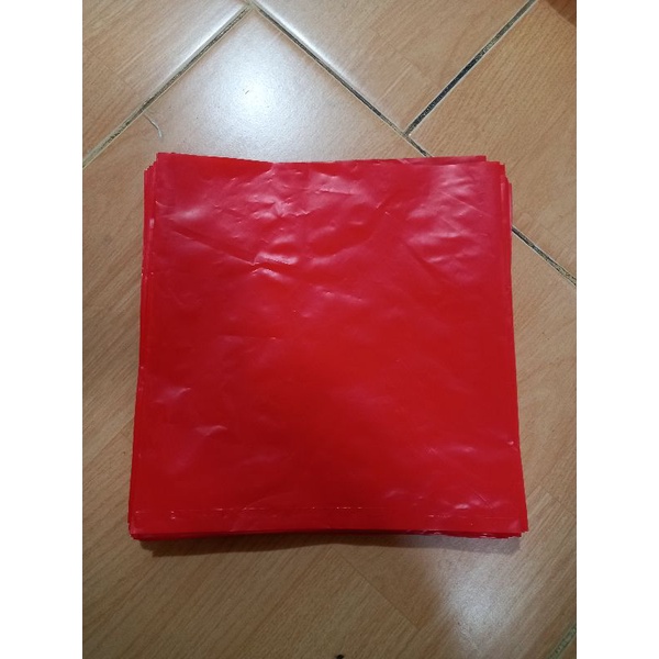 Jual Plastik merah 20x20 isi 50 pcs | Shopee Indonesia