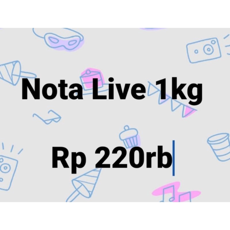 Jual Nota live 1kg | Shopee Indonesia