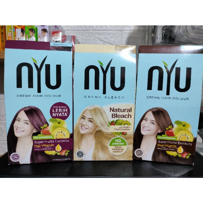 Jual NYU CREME HAIR COLOUR Pewarna Rambut | Cat Rambut | Shopee Indonesia