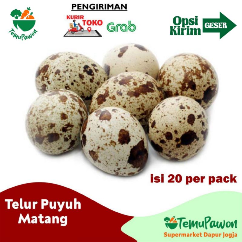 Jual TELUR PUYUH MATANG PER PACK - Telur Puyuh Siap Santap - TemuPawon ...