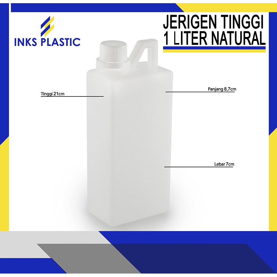 Jual Jerigen 1 liter tinggi ( 10 pcs ) | Shopee Indonesia