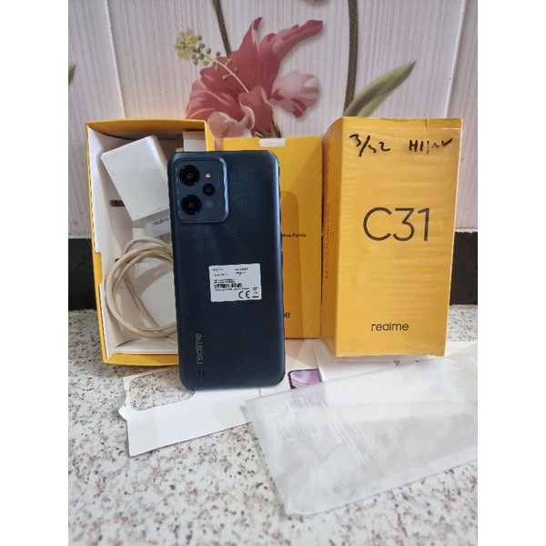 Jual realme c31 3/32 second lengkap | Shopee Indonesia