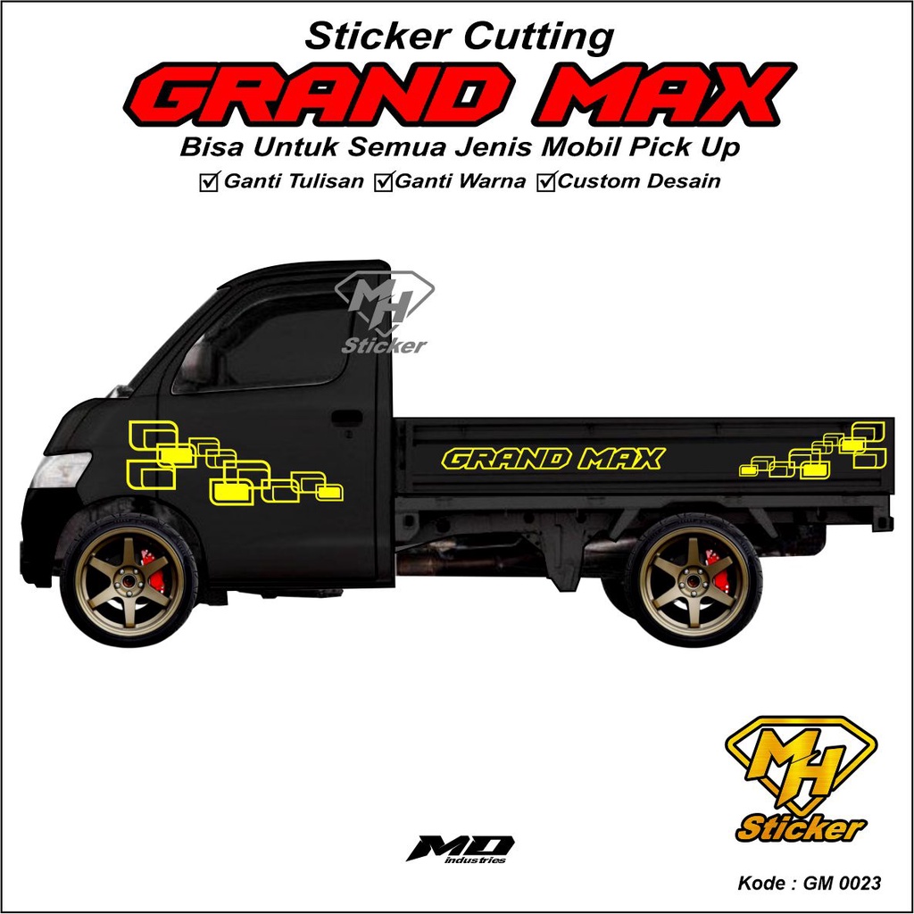 Jual STIKER CUTTING GRAND MAX ,PICK UP, L300 SKOTLET VARIASI | Shopee ...