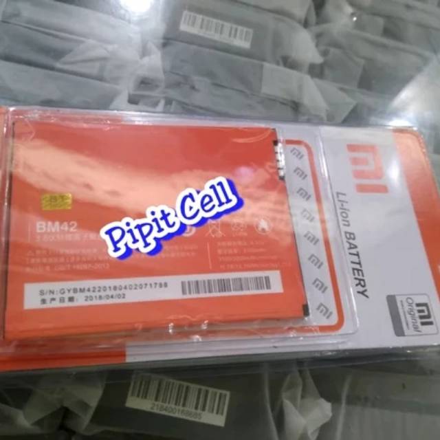 Jual Baterai Batre Battery Xiaomi Redmi Note 1 Bm42 Original | Shopee ...