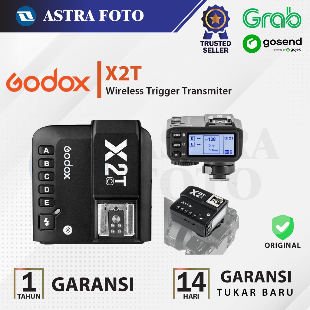 Jual Godox X2T Wireless Trigger Transmiter Sony Canon Nikon Fuji ...