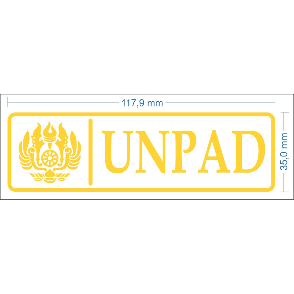 Jual STICKER LOGO UNPAD ; STIKER MOBIL UNPAD | Shopee Indonesia