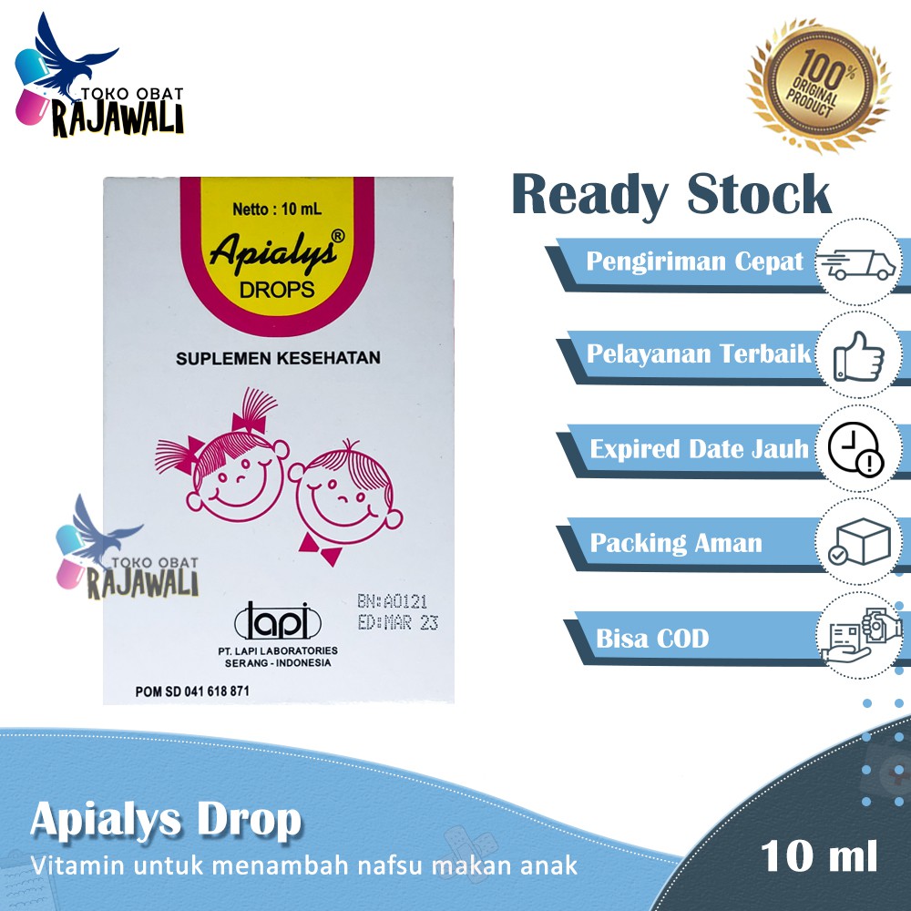 Jual Apialys drop multivitamin suplemen anak | Shopee Indonesia