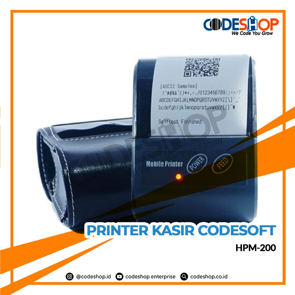 Jual Printer Bluetooth Codesoft HP-M200 | MESIN CETAK STRUK KASIR CAFE ...