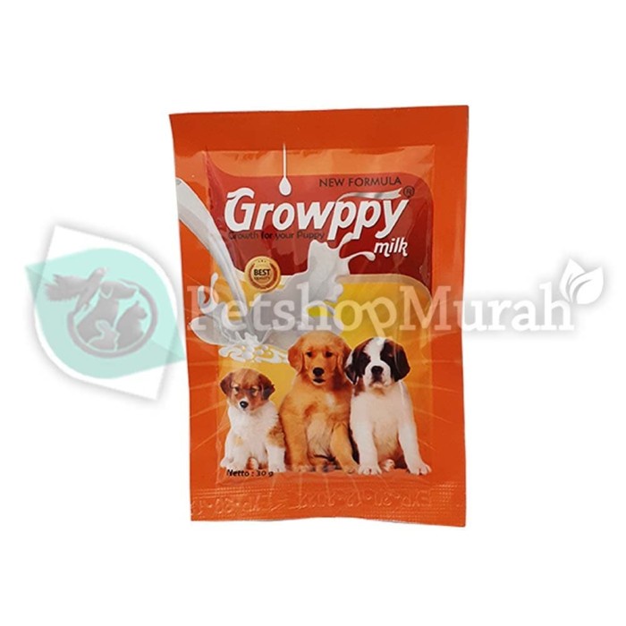 Jual hewan-susu- susu anjing growppy dog milk puppy 30gr -susu-hewan. Indonesia|Shopee Indonesia