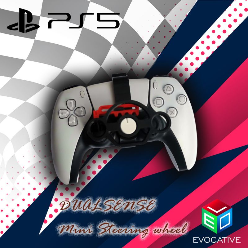 Jual Controller ps5 mini steering wheel ps5 dualsense stir racing ...