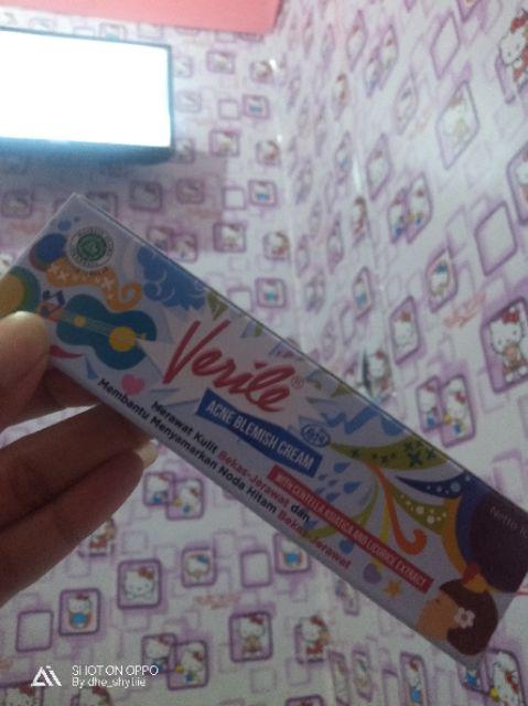 Verile Acne Blemish Cream 10 gr Obat Bekas Jerawat | Shopee Indonesia
