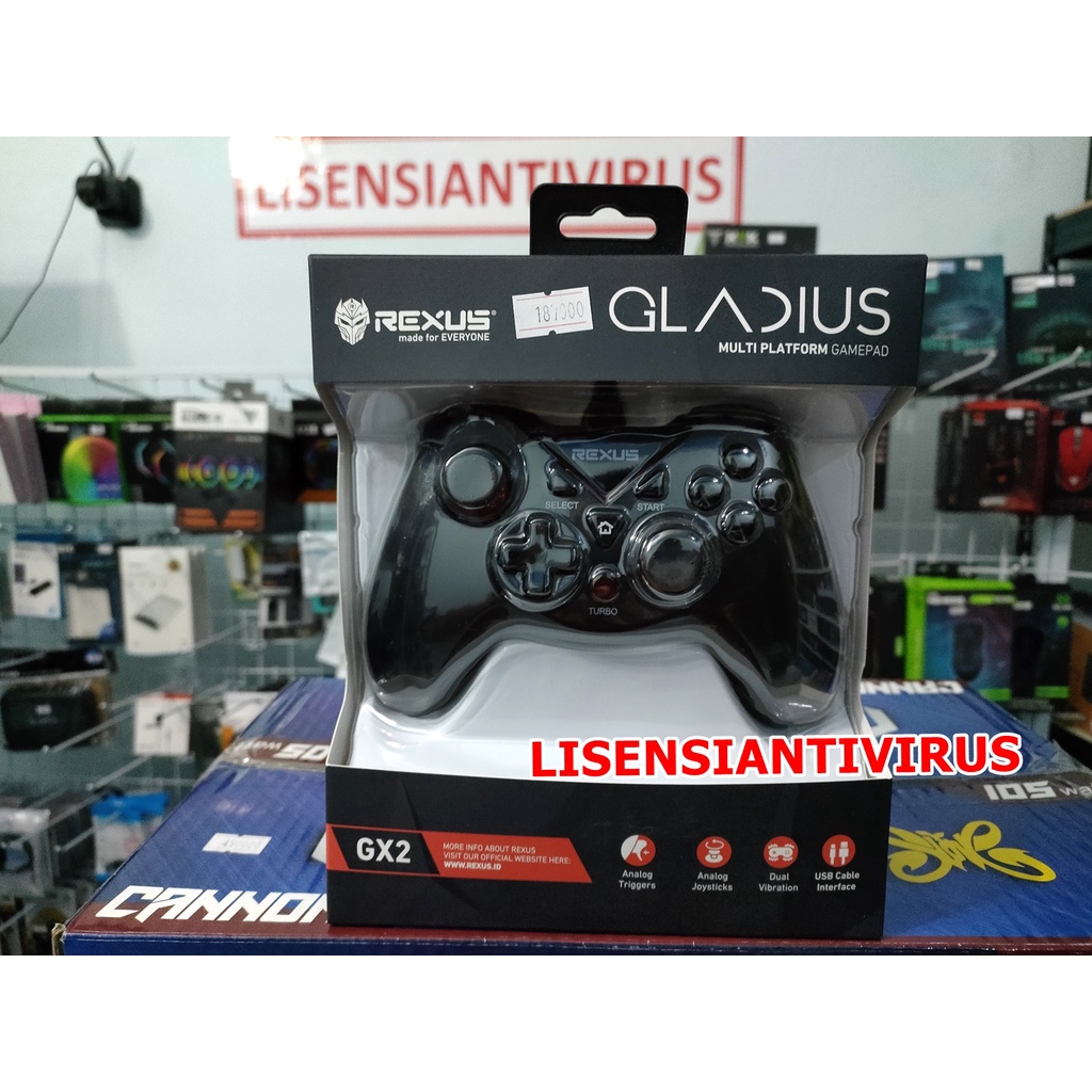 Jual Rexus Gladius GX2 Pro Gaming Gamepad / Joystick / Stick | Shopee ...