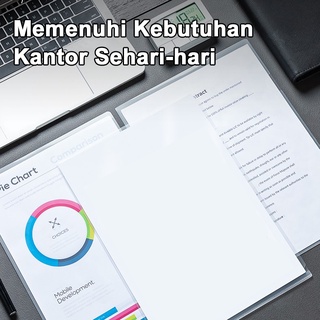 Jual Deli Map Dokumen 10 Pcs Map Plastik Dokumen Transparan A4 Map ...