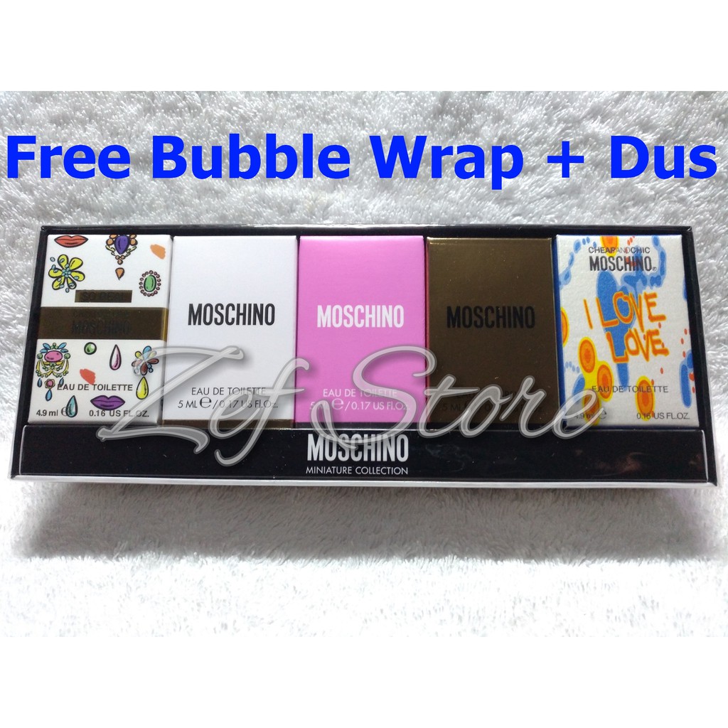 Jual [ORIGINAL] Moschino Miniature Collection Perfume Set 5 Pcs EDP ...