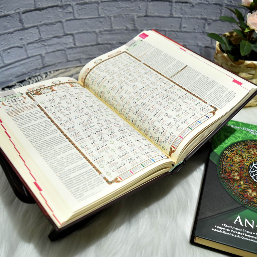 Jual COD - Al Quran Translate Per Katan Tajwid Warna Lengkap Ukuran ...