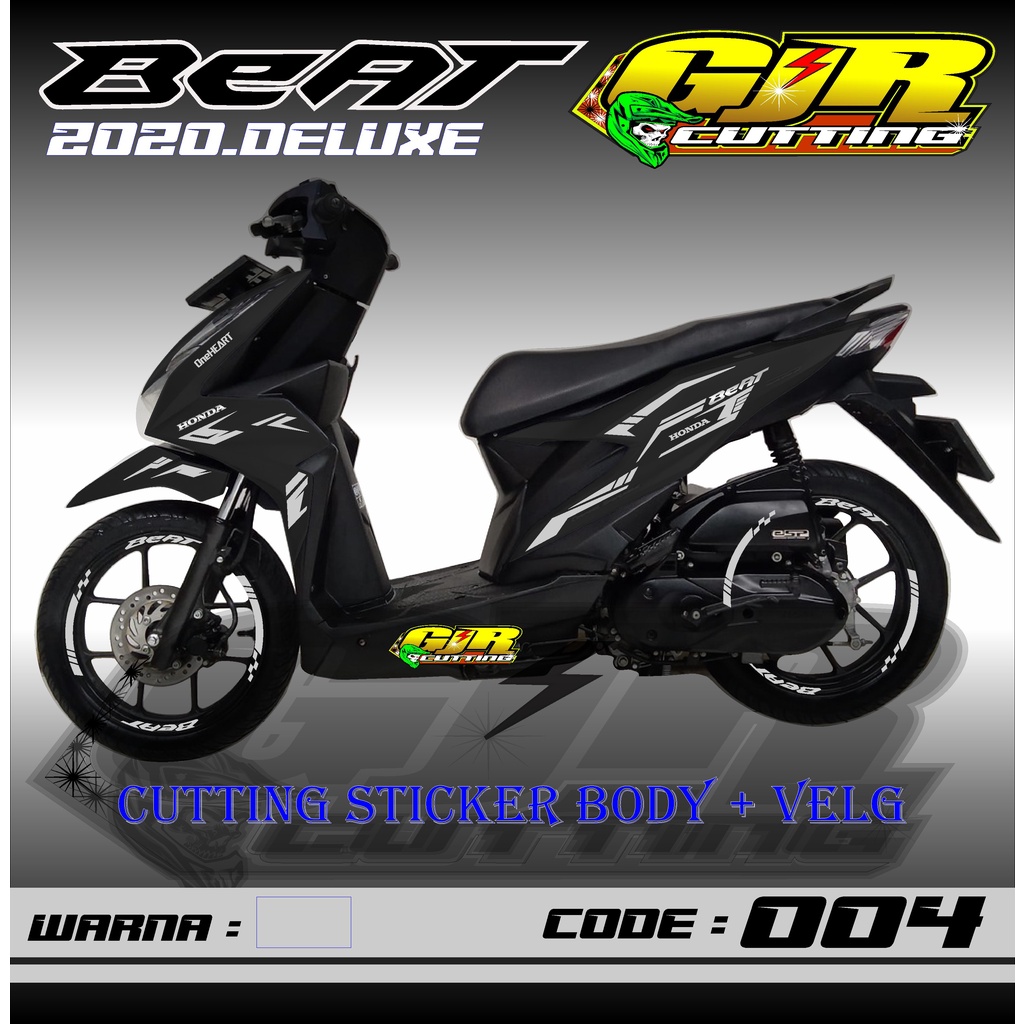 Jual AS Cutting stiker Beat Deluxe - Aksesoris Motor Stiker Honda Beat ...