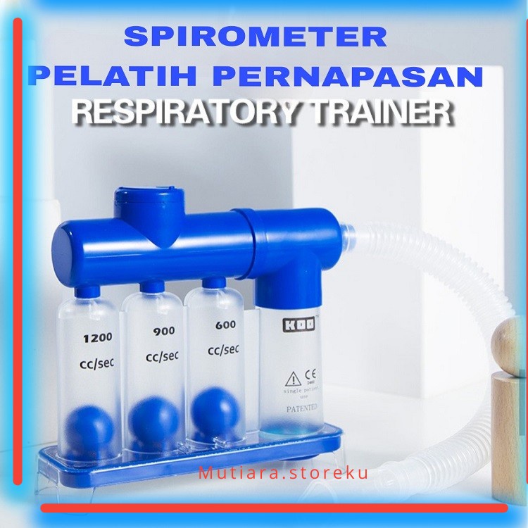 Jual Spirometer Breathing Trainer Alat Latihan Kekuatan Paru Paru ...