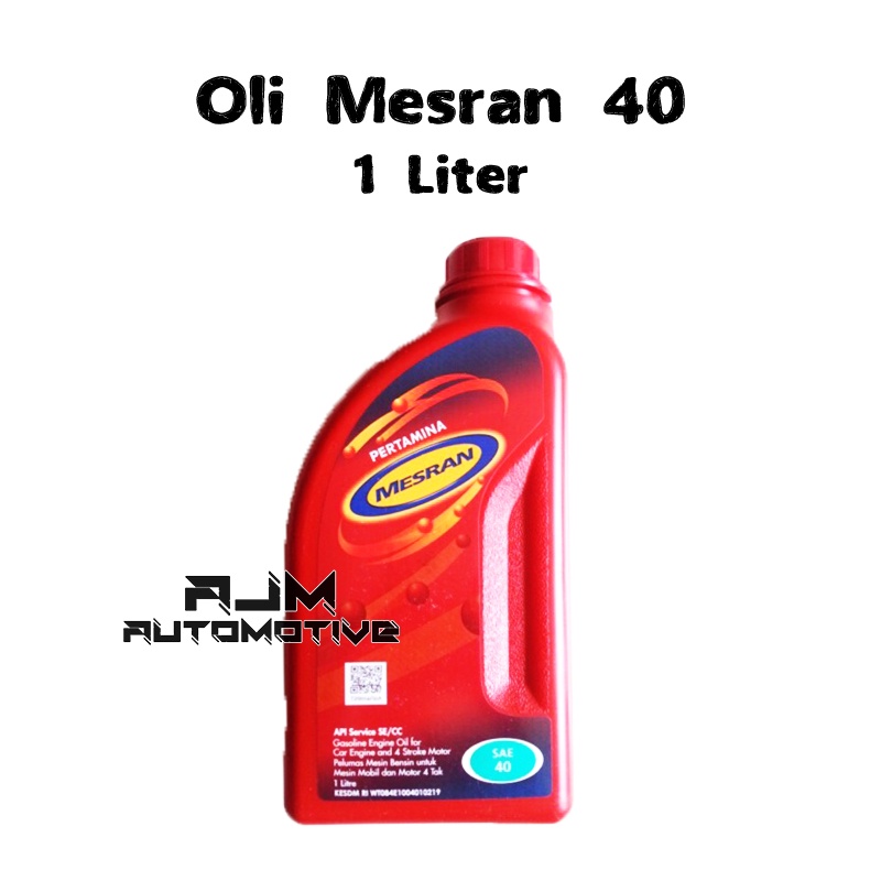 Jual Oli Mesin Mesran SAE 40 1 Liter Pertamina | Shopee Indonesia