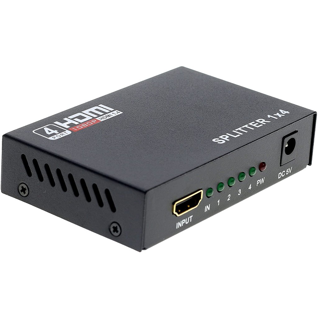 Jual HDMI Splitter 4 Port / 1 in 4 out | Shopee Indonesia