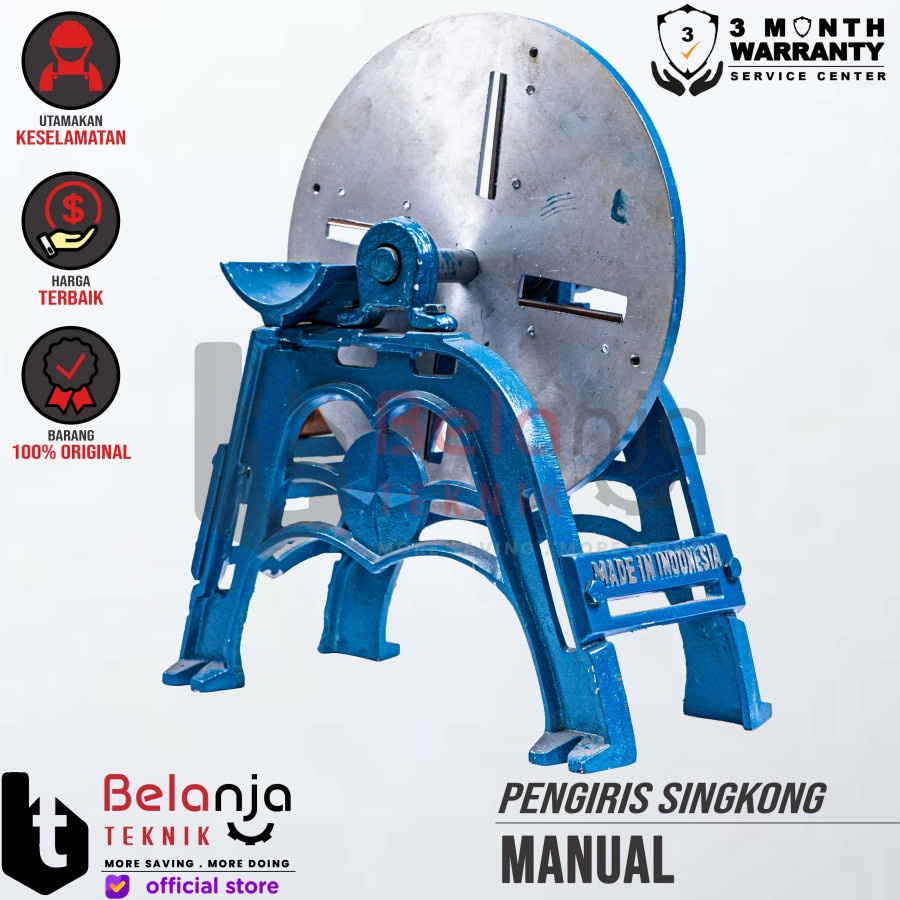 Jual Mesin Pengiris - Iris Keripik Singkong - Ubi - Kentang - Manual ...