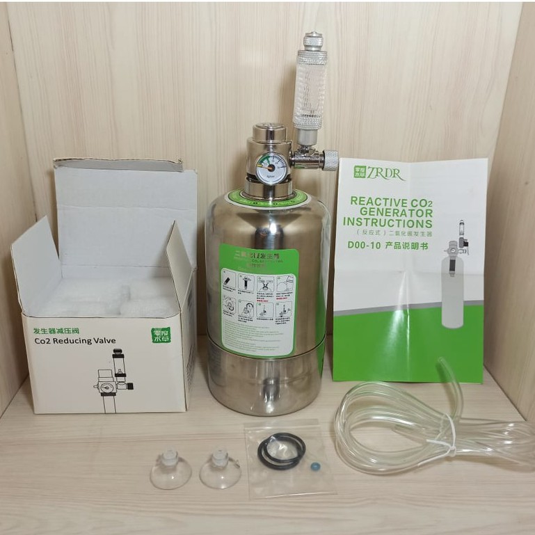 Jual Tabung 1L CO2 Generator Diy Kit Cisod Non Selenoid / Regulator CO2 diy | Shopee Indonesia