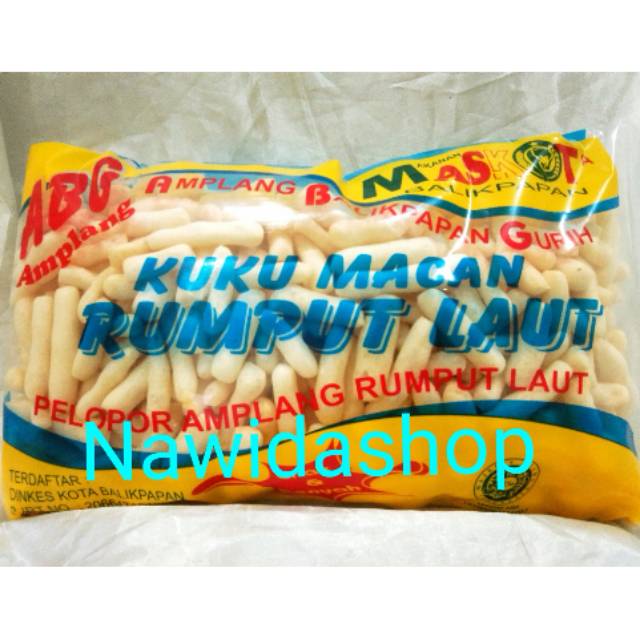 Jual Amplang Kuku Macan Ikan Tenggiri plus Rumput Laut 280gr "ABG ...