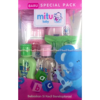 Jual Mitu Baby Pink Biru Blue Special Pack baby gift set bayi Ide Kado ...
