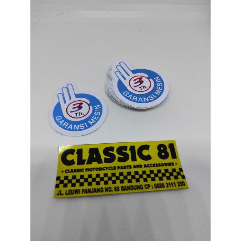 Jual STIKER STICKER GARANSI YAMAHa | Shopee Indonesia