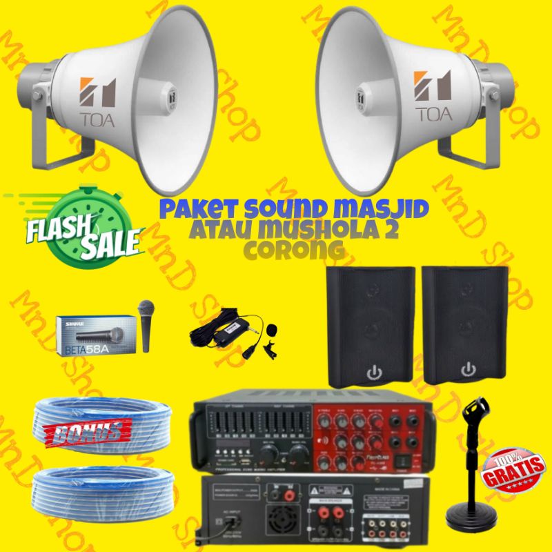 Jual Paket Sound Sistem Toa Masjid Atau Musholla 2indoor 2 Outdoor
