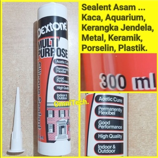 Jual Paket Alat Tembakan & Lem Sealent Tabung Dextone Kaca Nat Keramik ...