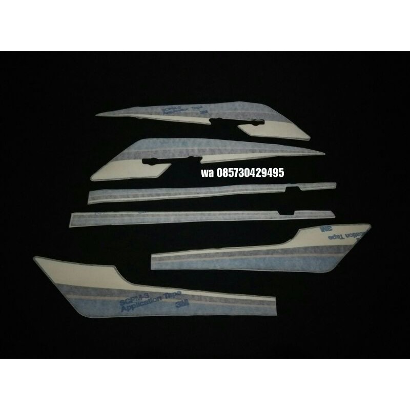 Jual Honda GL pro GLpro 1991 biru stiker strip striping original nos 3M ...