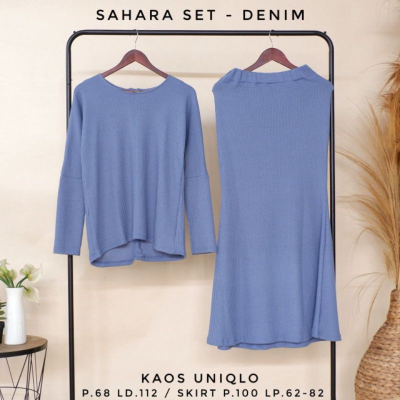 Jual sahara set DENIM | Shopee Indonesia