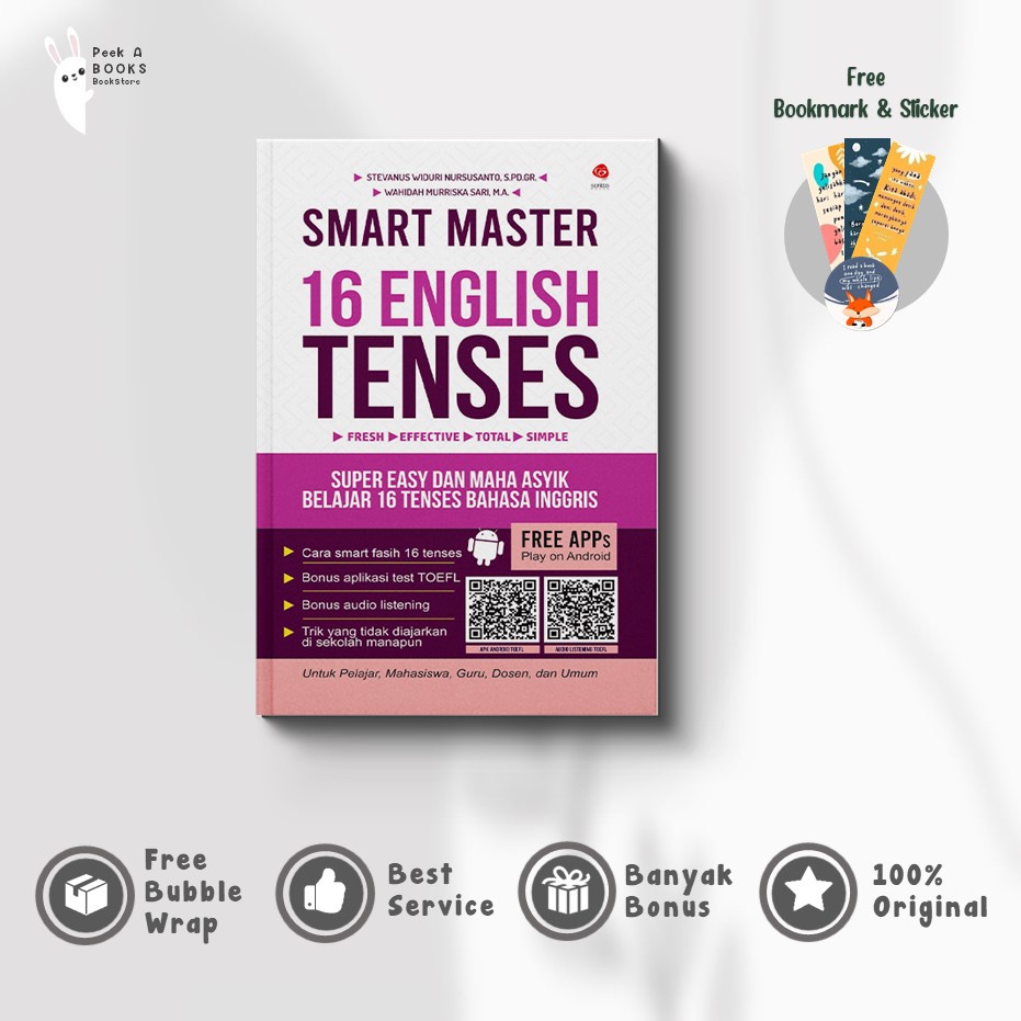 Jual Buku Smart Master 16 English Tenses; Super Easy Dan Maha Asyik Belajar 16 Tenses Bahasa ...