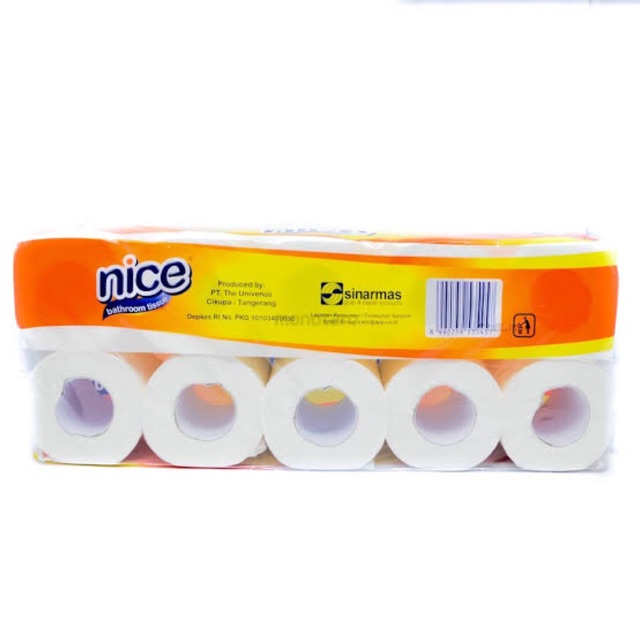 Jual Tisu tissue nice toilet roll 10 roll 238 sheet | Shopee Indonesia