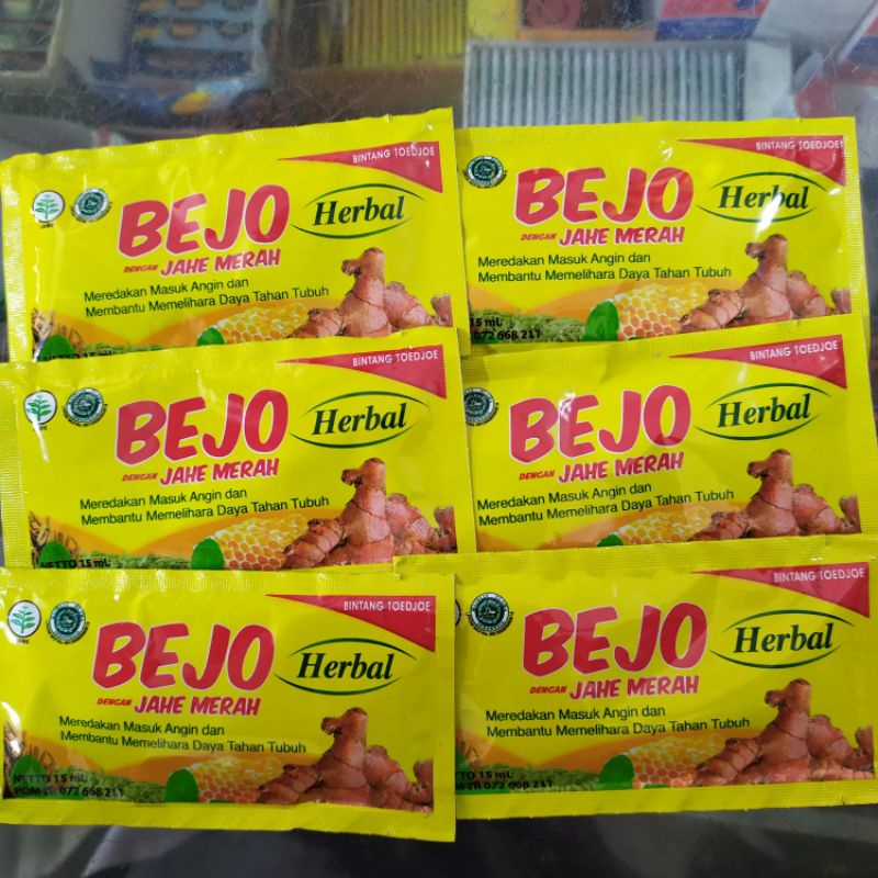 Jual Bejo Jahe Merah Bintang Toedjoe Sachet | Shopee Indonesia