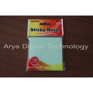 Jual Sticky Notes SN 0303 Hijau Kenko Stick Note Label Memo Murah ...