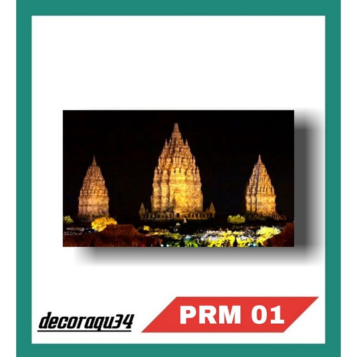 Hiasan dinding Candi Prambanan | Wall decor Candi Prambanan Budaya ...