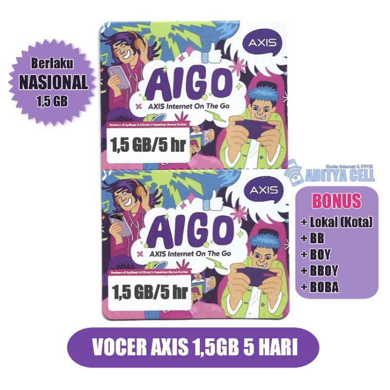 Jual Voucher Axis 1GB 5 Hari | Shopee Indonesia