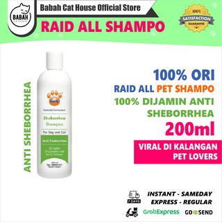 MICONAZOLE Sampo Kucing Anjing Shampo Anti Jamur Sabun Kitten RAID ALL ...