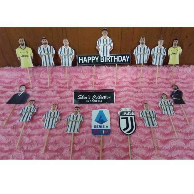 Jual Cake topper Sepak bola Juventus | Shopee Indonesia