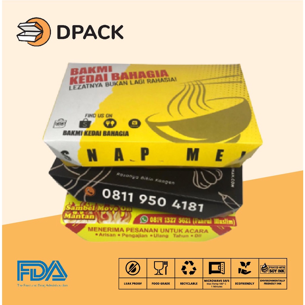 Jual box makanan custom Harga Terbaik & Termurah Februari 2023 | Shopee ...