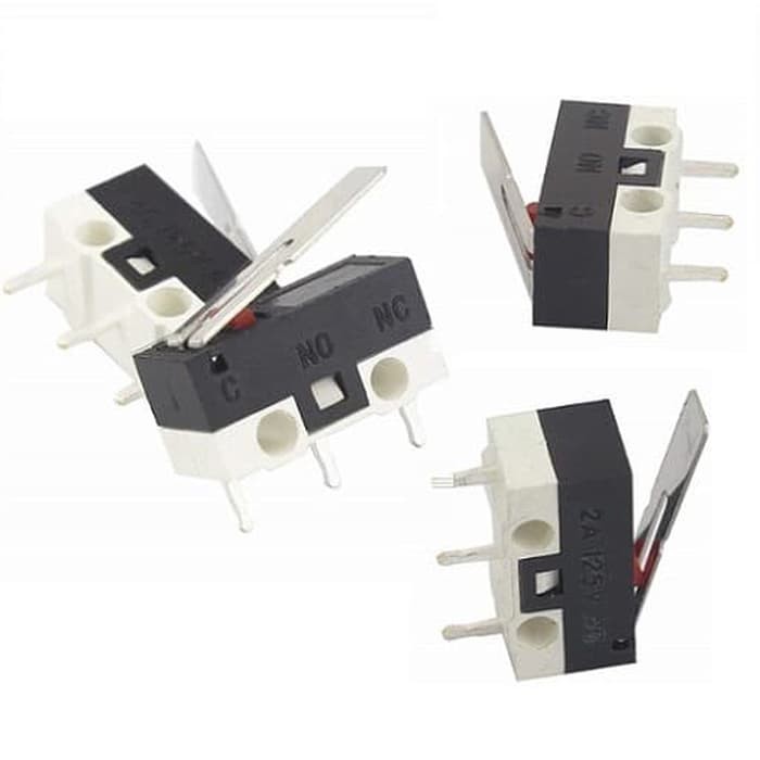 Jual DHTR13 Micro Limit Switch Saklar Mini Tekan Kecil SPDT 3 Pin 125V Push Button | Shopee ...