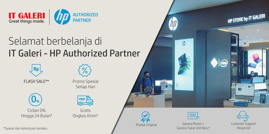 Toko Online IT Galeri - HP Authorized Partner | Shopee Indonesia