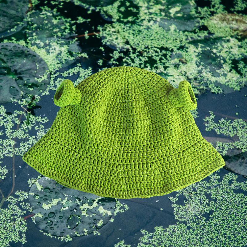 Jual Shrek Crochet Bucket Hat / Topi Bucket Hat Motif Shrek | Shopee ...