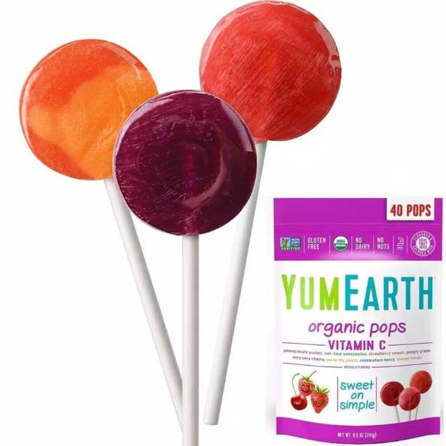 Jual YumEarth organic pops Vitamin C ( satuan ) | Shopee Indonesia