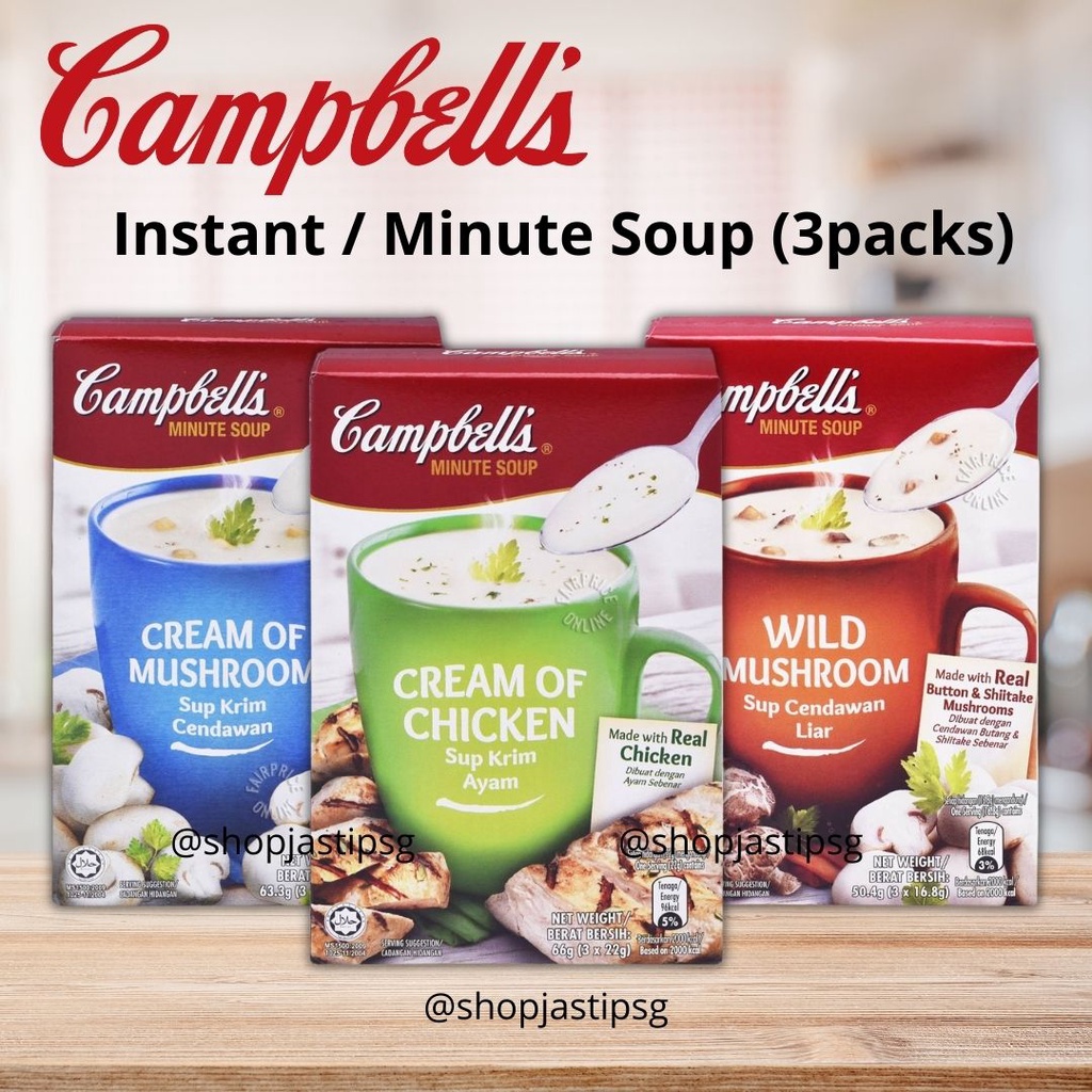 Jual Campbell's Instant Cup Soup Chicken Mushroom Cream - Sup Gelas ...