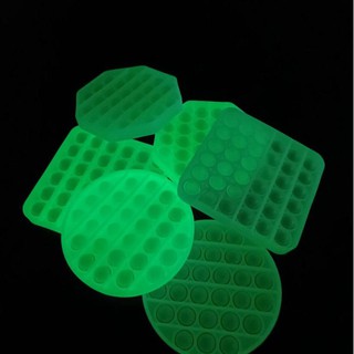 Jual Glow in The Dark Popit Pop It Fidget Luminous Toy Push Pop Bubble ...
