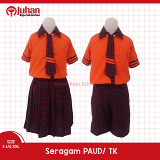 Jual Seragam TK PAUD Pendek Seragam Sekolah Anak PAUD Seragam Sekolah ...