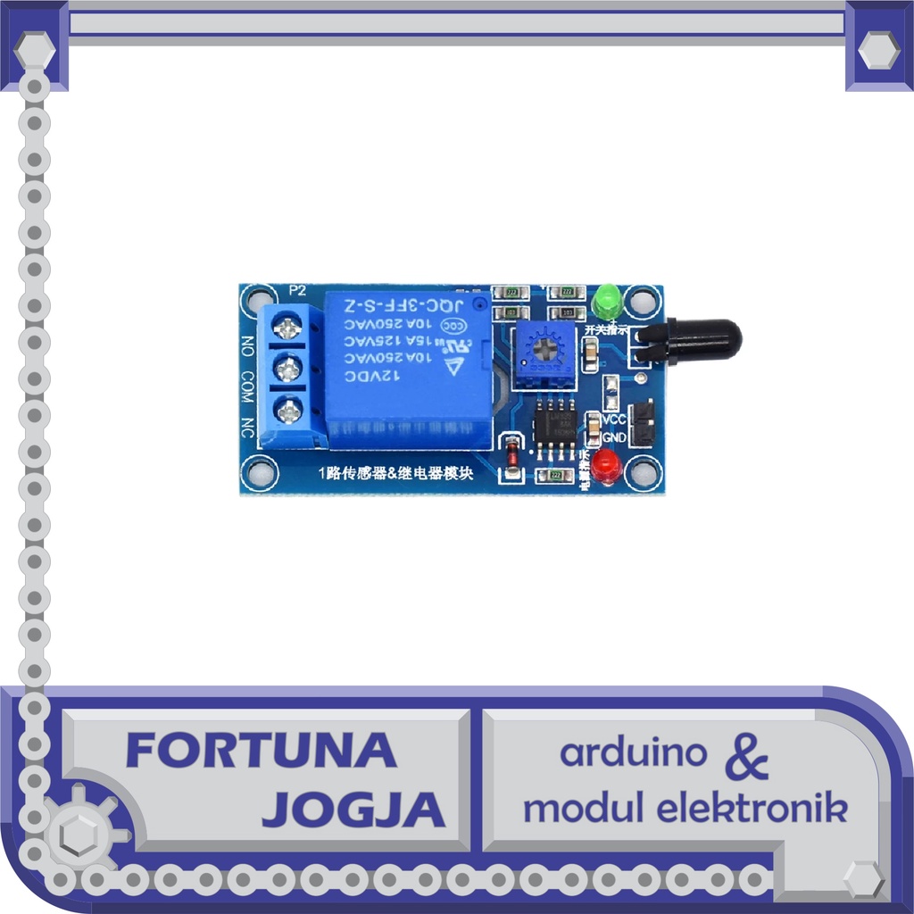 Jual Modul Sensor Pendeteksi Api DC 5V 12V Infrared Flame Sensor ...