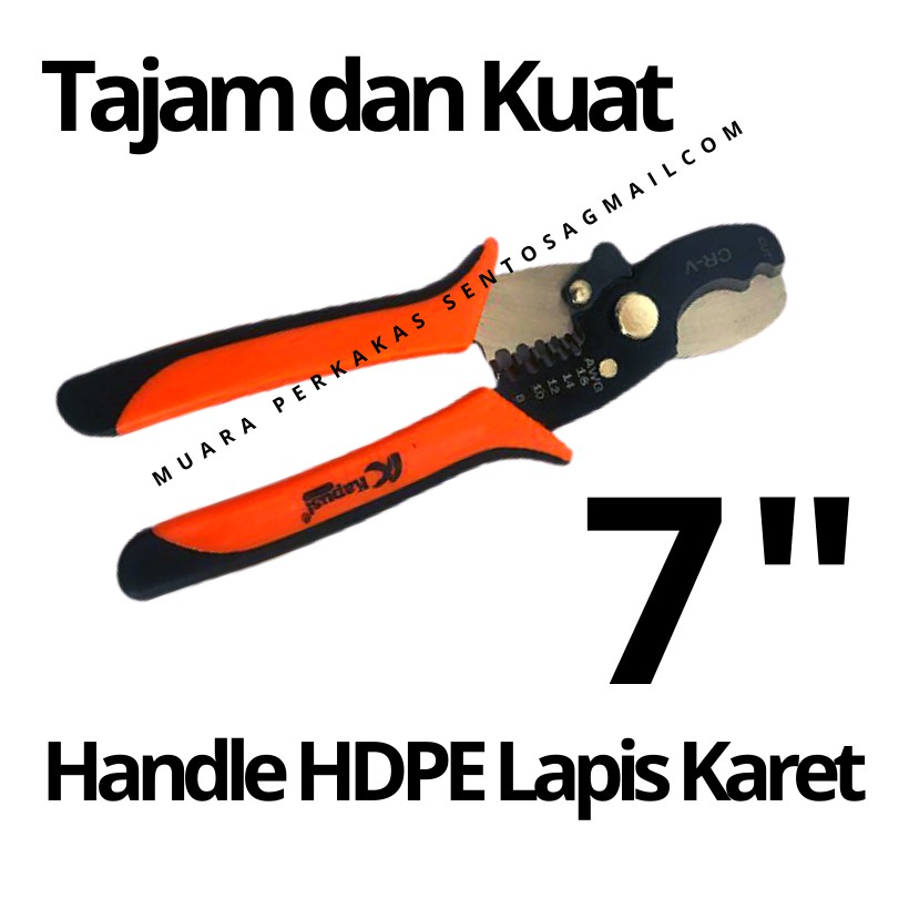 Jual Tang Potong Kupas Kabel Listrik Kombinasi Gunting Cable ...